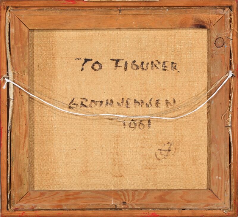 Jens Peter Groth-Jensen | To figurer (1961) | MutualArt
