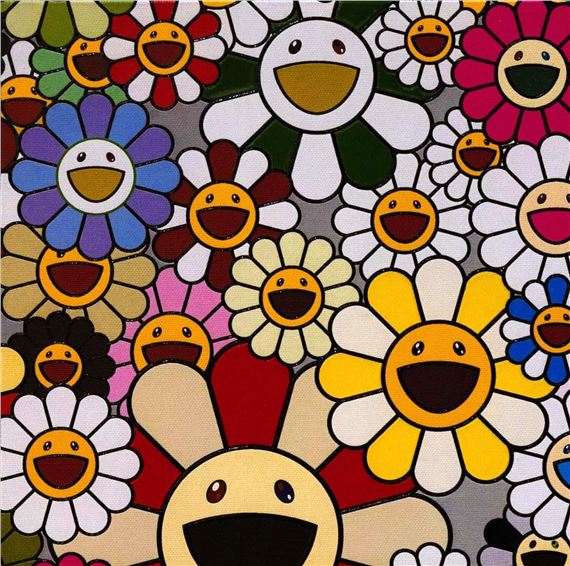 Takashi Murakami | TEKASHI MURAKAMI Decorative Print on canvas after ...