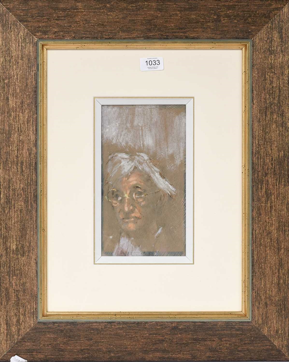 Harold Riley | Portrait of a man, Hockney? | MutualArt