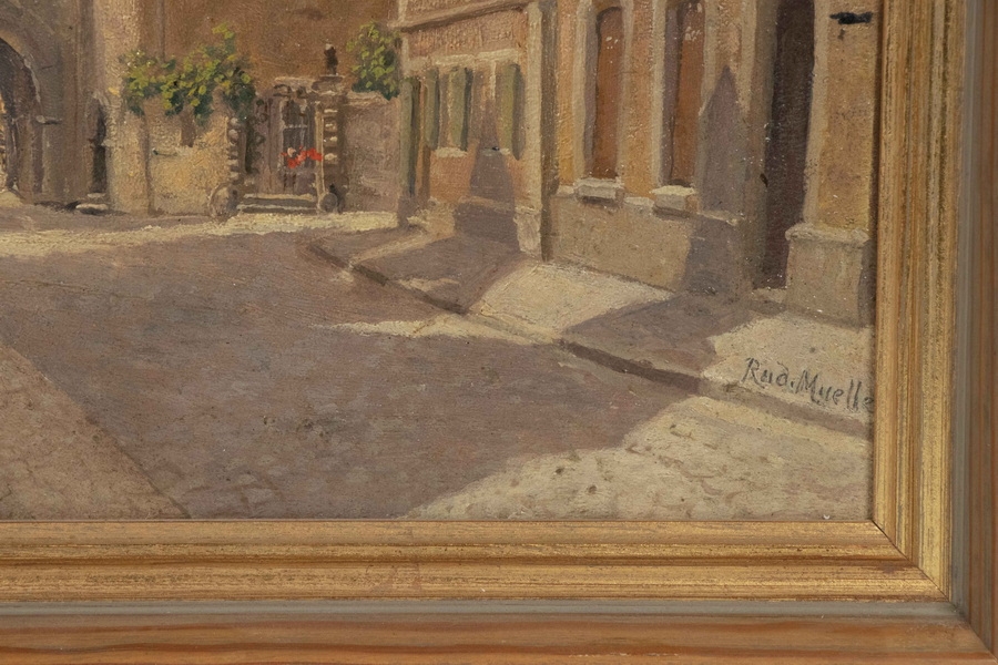 Rudolf Carl Mueller | Center of a Bavarian Medieval Town | MutualArt