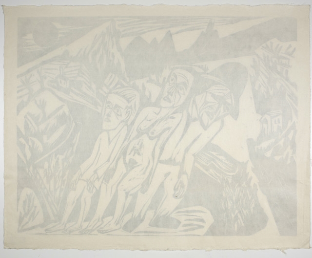 Hermann Scherer | Figuren in Landschaft (1925 - 1926) | MutualArt