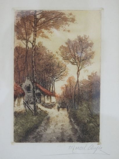 Marcel Augis | Landscapes animated with carriages | MutualArt