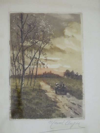 Marcel Augis | Landscapes animated with carriages | MutualArt