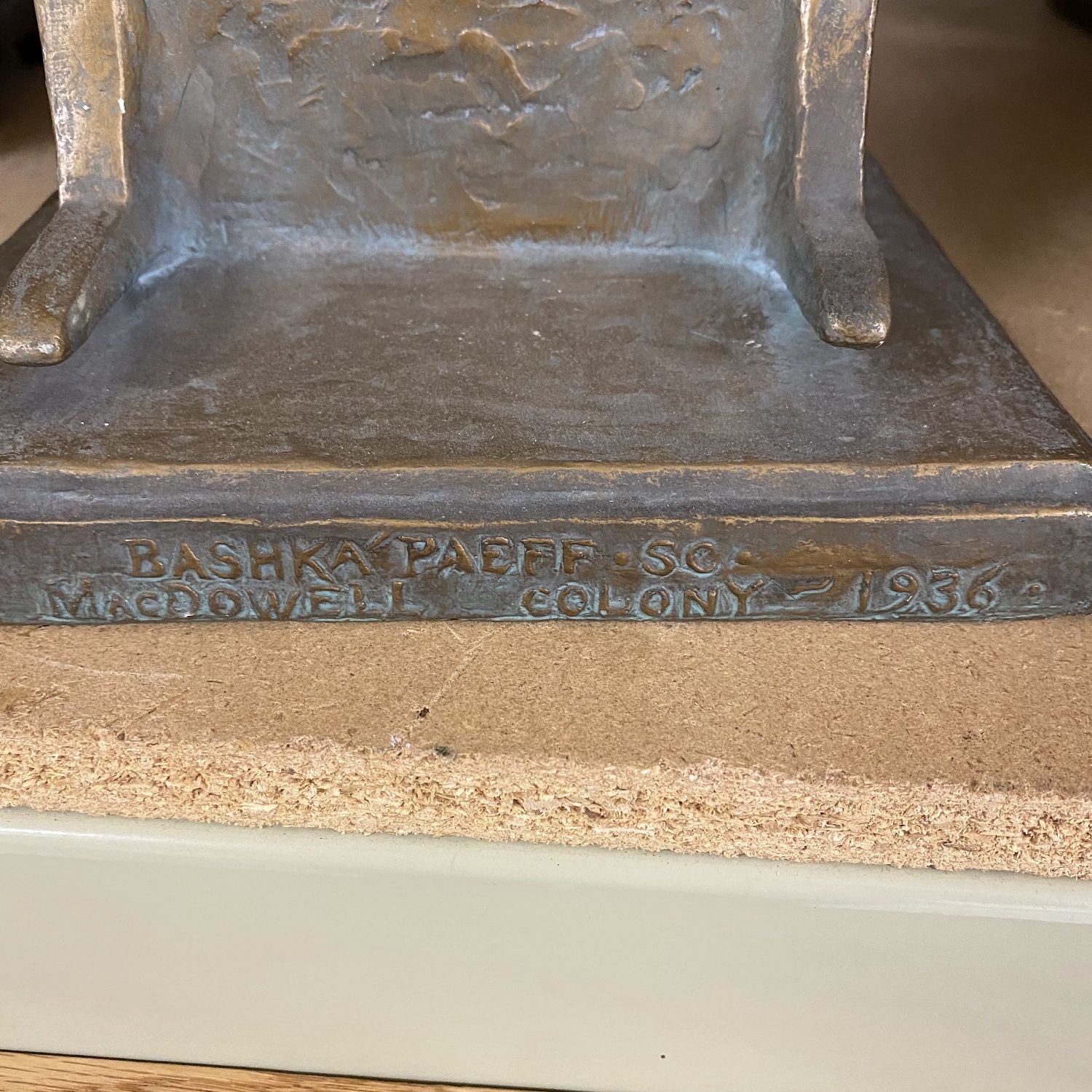 Bashka Paeff | Bronze Clad Plaster of a Seated Woman (1936) | MutualArt