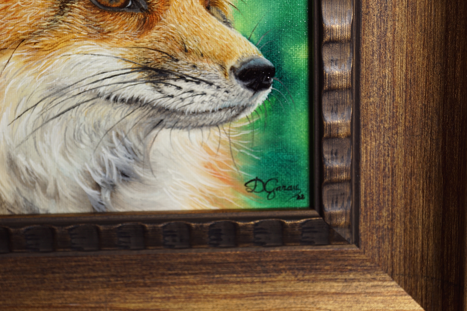 Daniela Garau | Realistic portrait of an Irish red fox | MutualArt