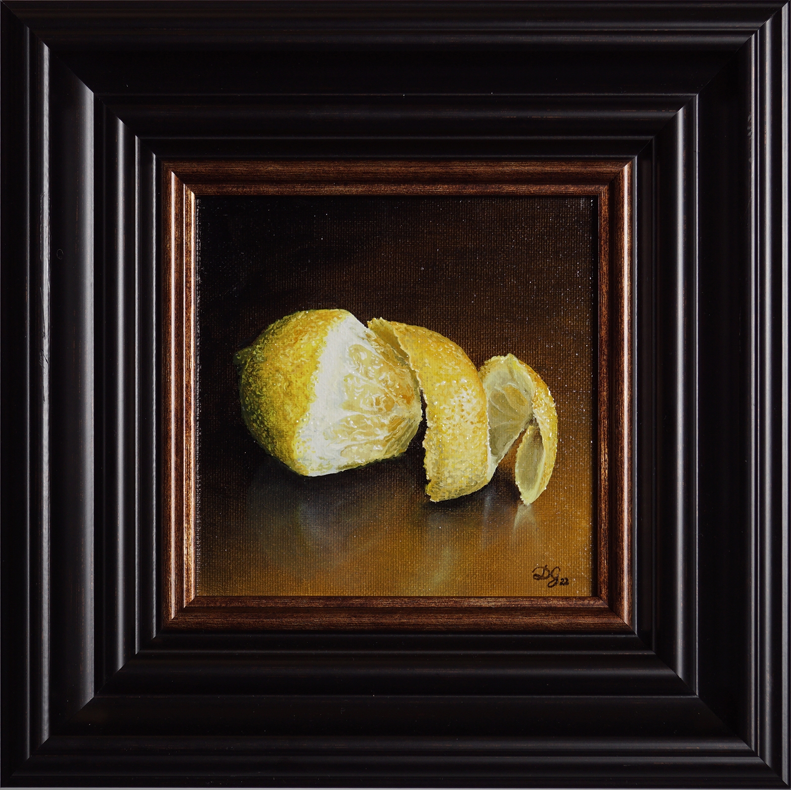 Daniela Garau | Still life of a peeled lemon | MutualArt