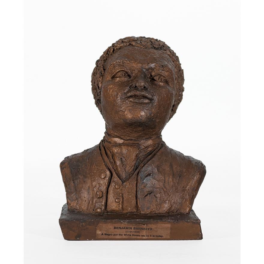 Inge Hardison | PORTRAIT BUST OF BENJAMIN BANNEKER (1968) | MutualArt