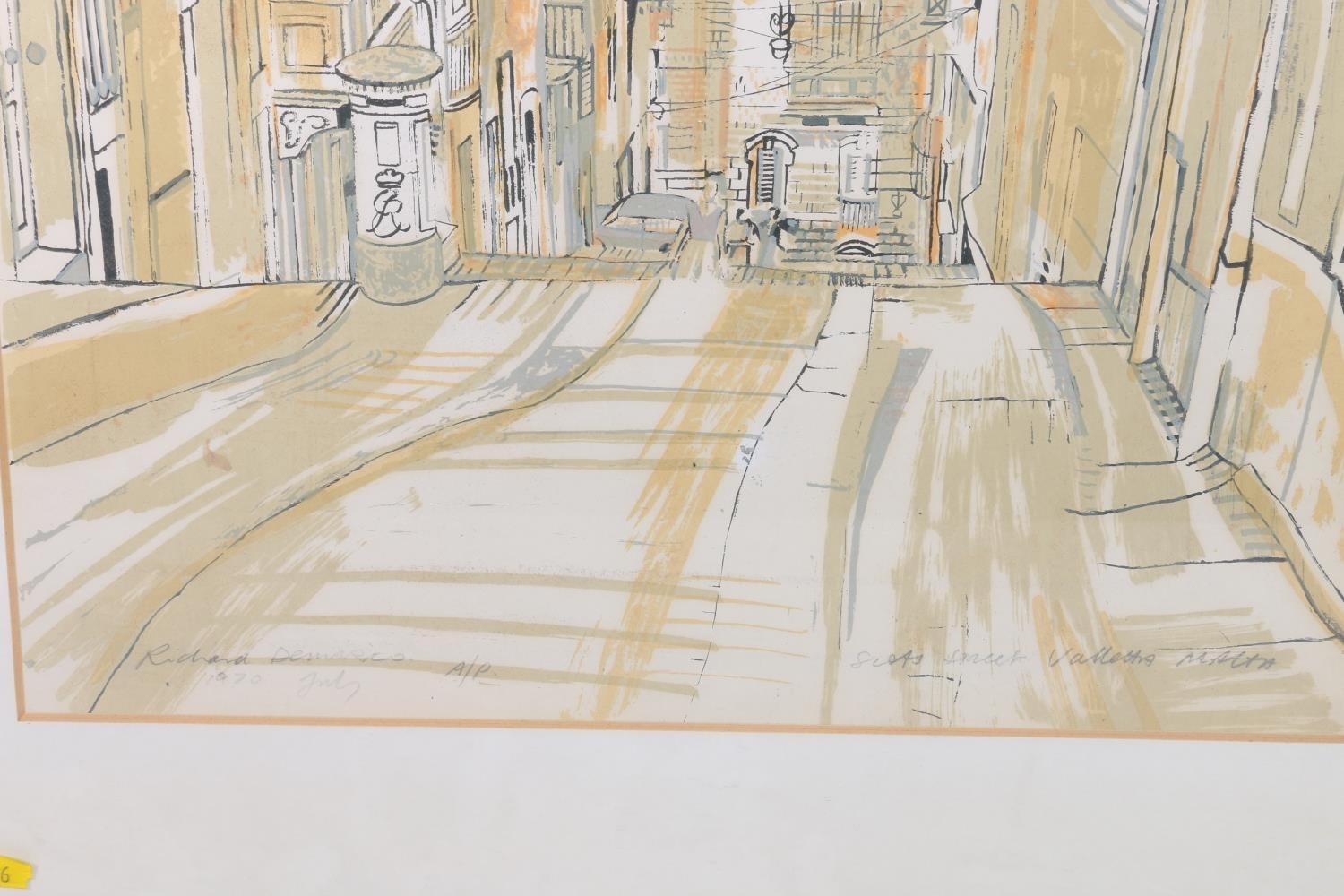 Richard Demarco | Scott's Street Valletta Malta (1970) | MutualArt