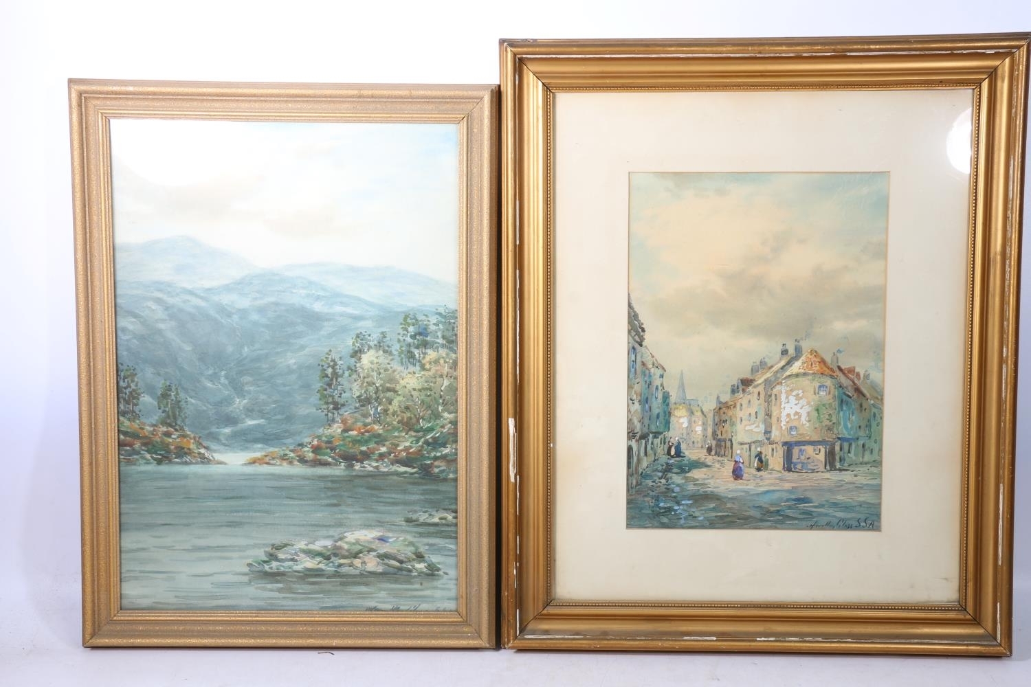 John Hamilton Glass | Two works, 'Bristo Street and Charles Street ...