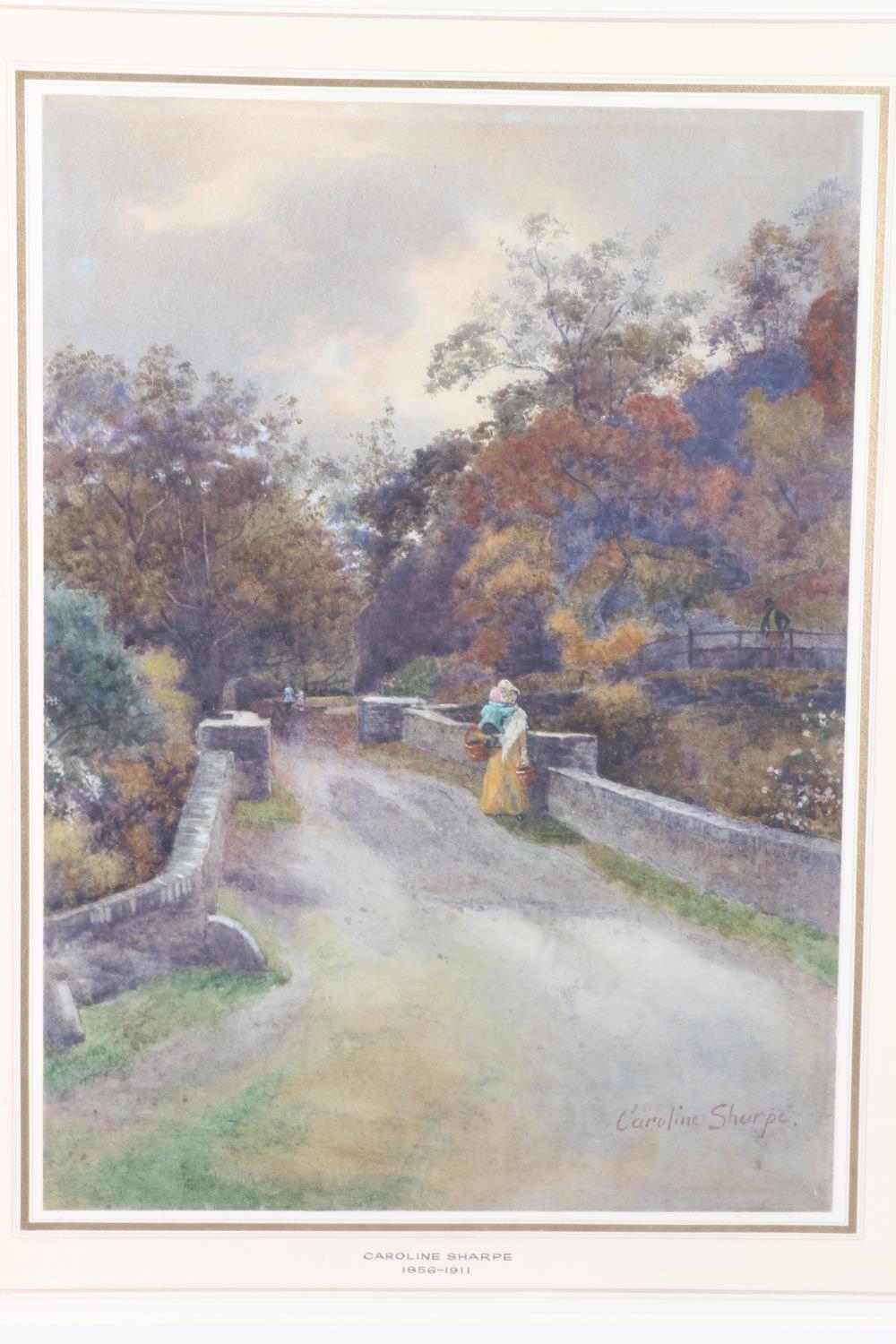 Caroline Paterson Sharpe | A little girl carrying a basket of flowers ...