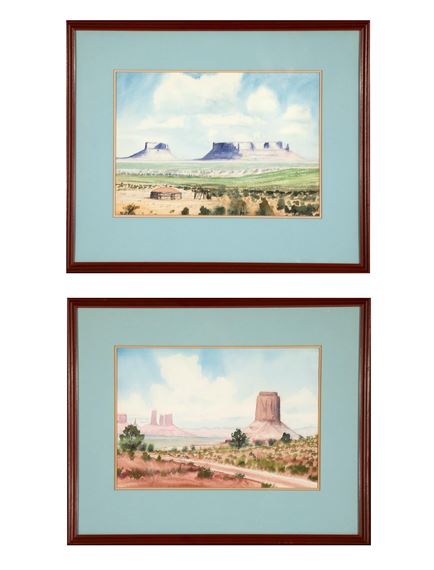 Robert Draper | Pair of Desert Landscapes | MutualArt