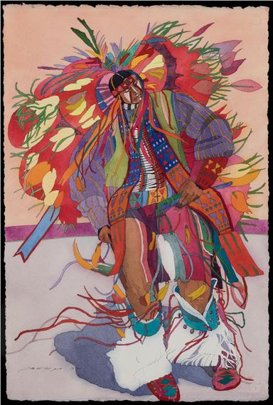 Sari Staggs | Ceremonial Dancer (1991) | MutualArt