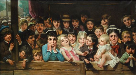 Timoléon Marie Lobrichon | Gruppo di bambini | MutualArt