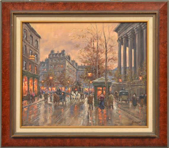 Emile Boyer | Oil painting Paris by Emil Boyer (19th Century 20th ...