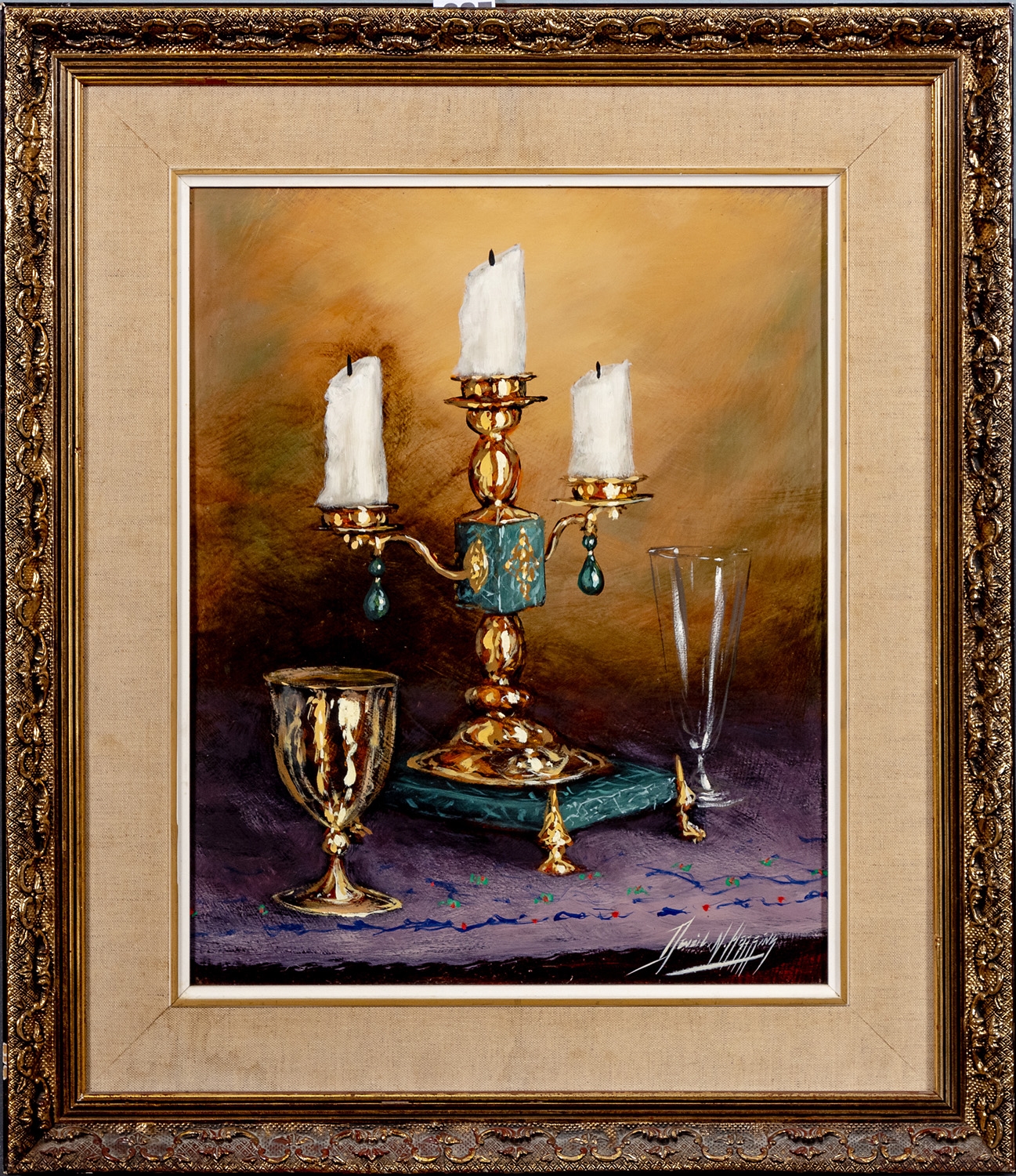 Denzil N. Herring | still life of candelabra | MutualArt