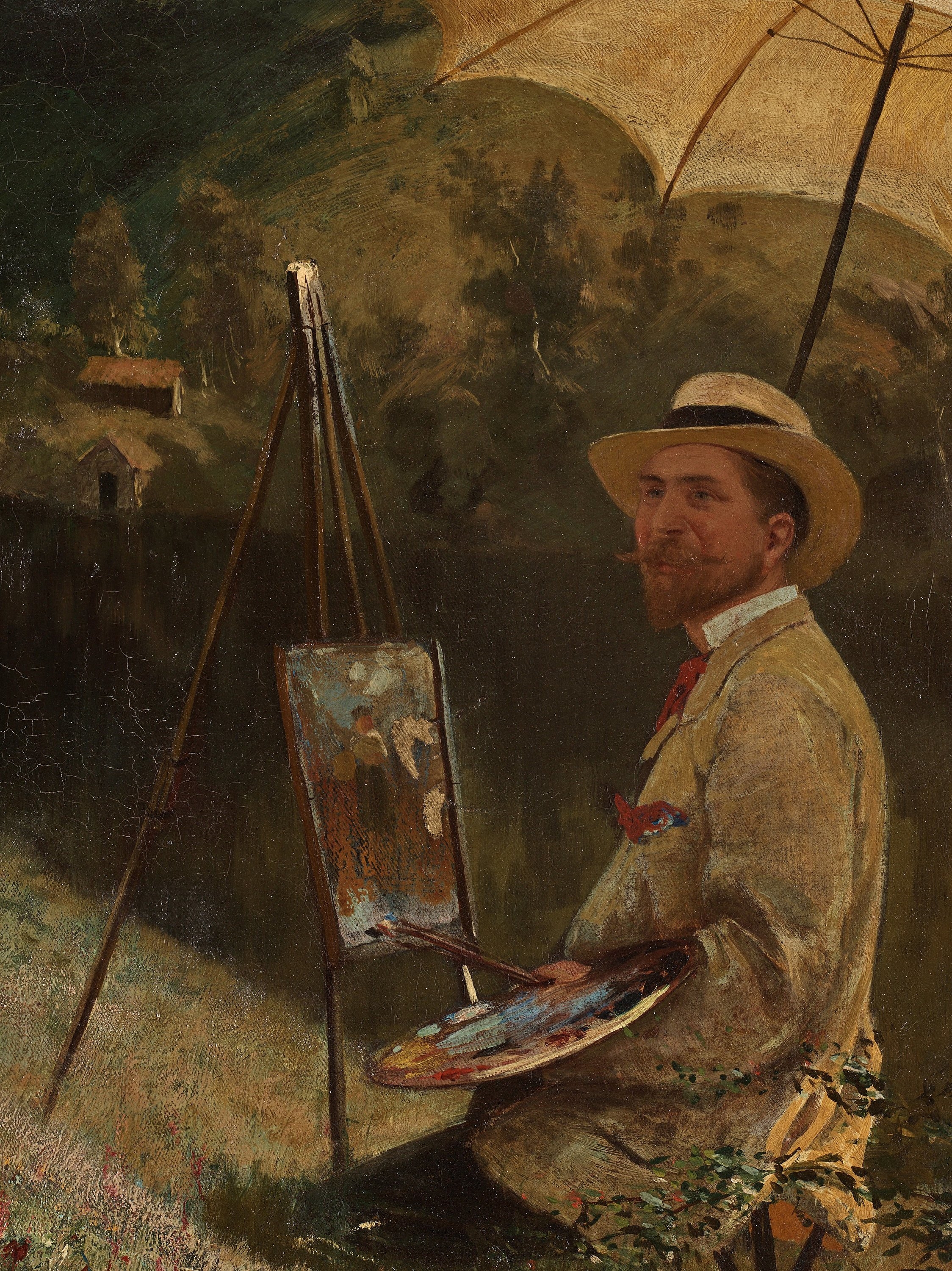 Hans Dahl | The model and the artist | MutualArt