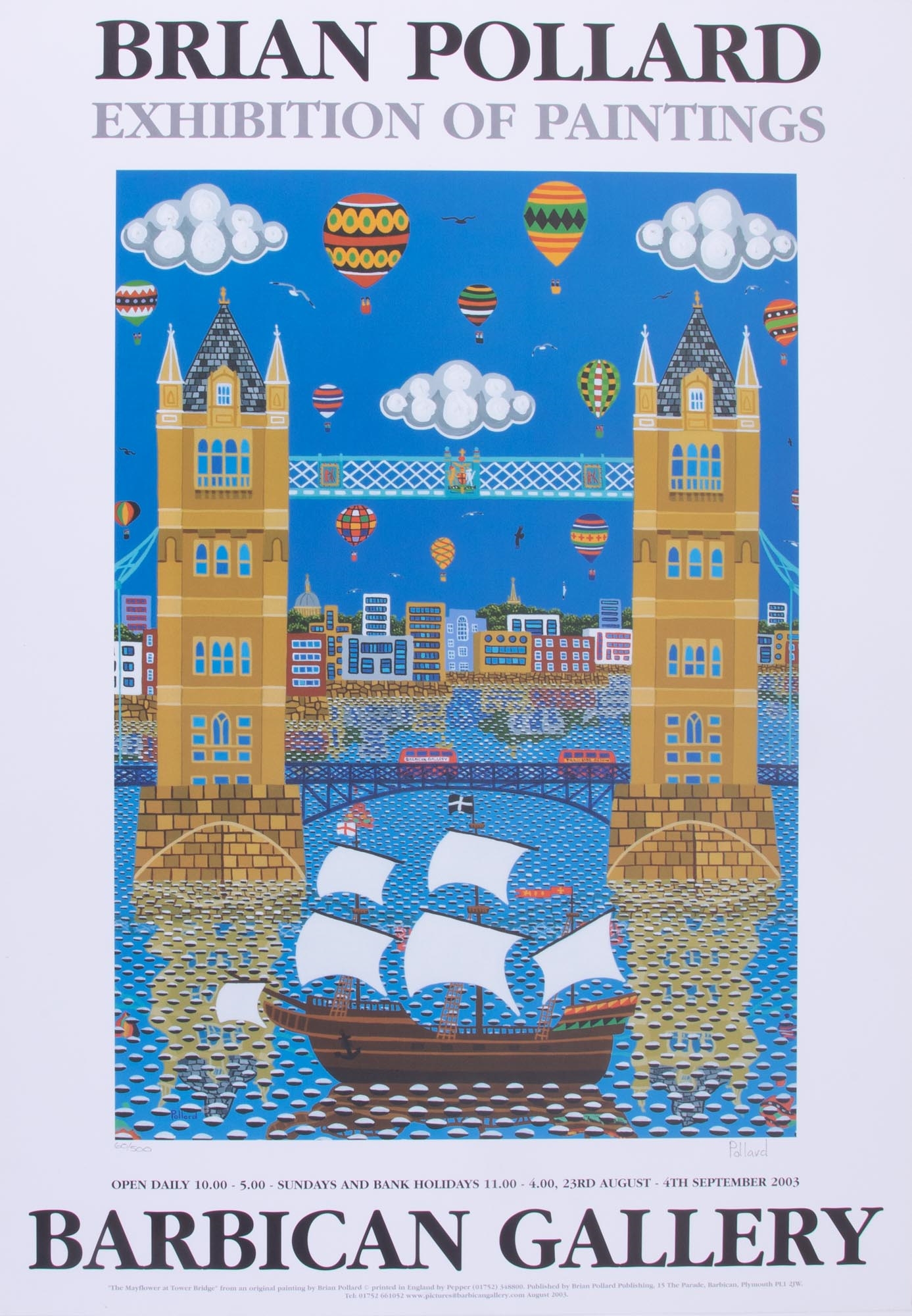Brian Pollard | Mayflower, Tower Bridge | MutualArt