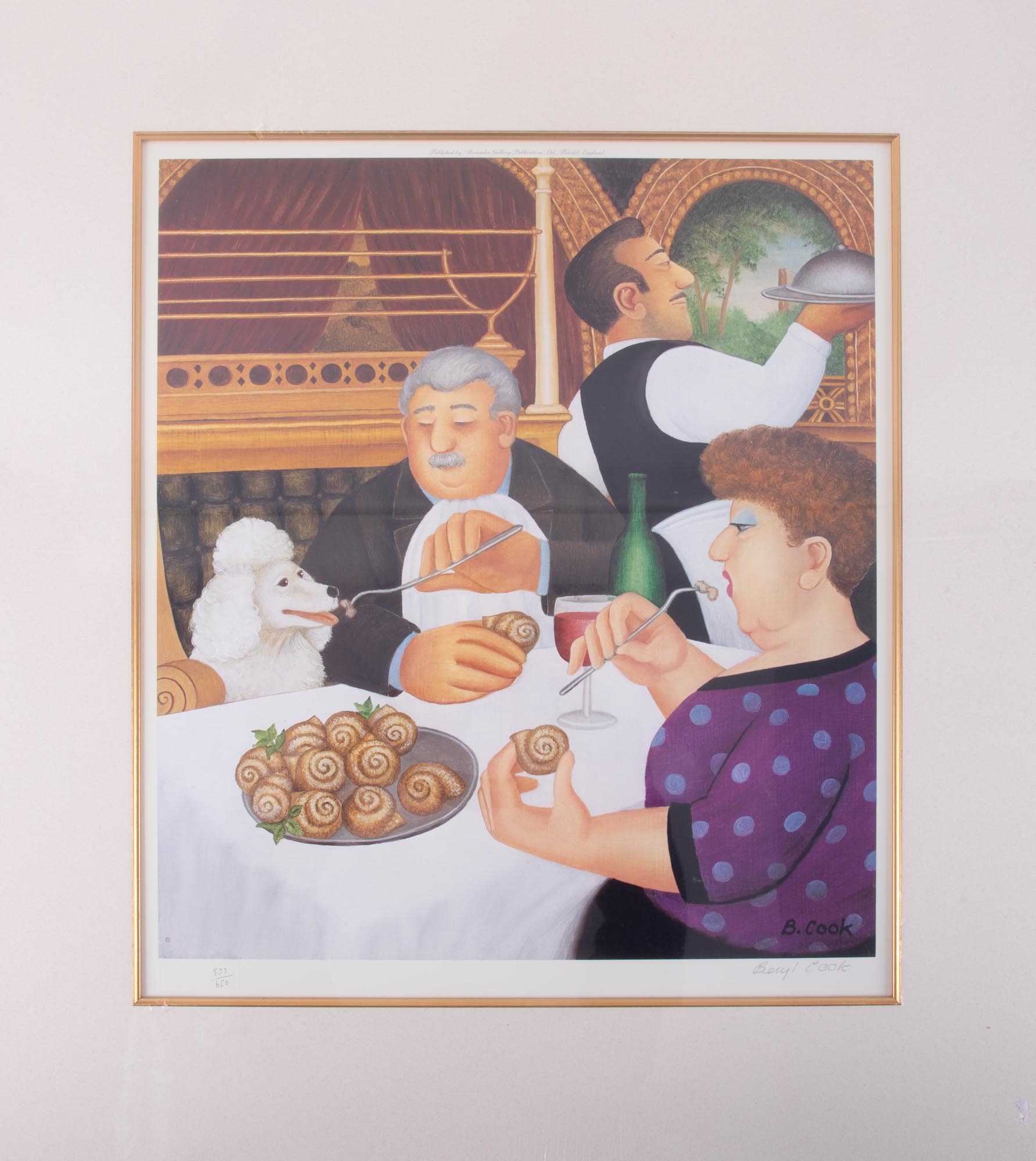 Beryl Cook | Dining in Paris | MutualArt