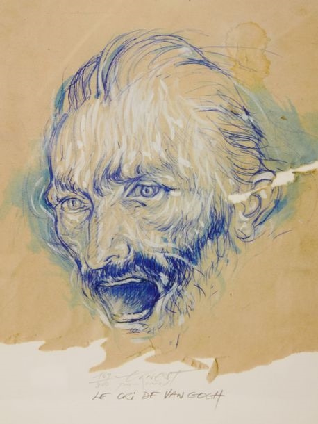 Ernest Pignon | The cry of Van Gogh | MutualArt