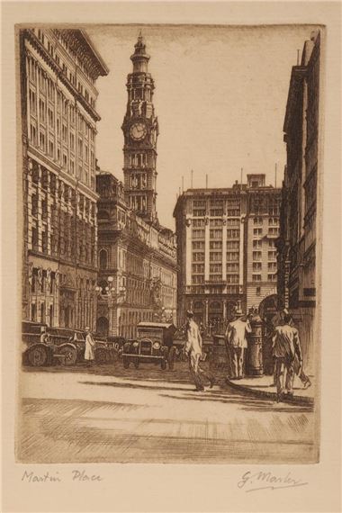 GEORGE MARLER | Martin Place | MutualArt