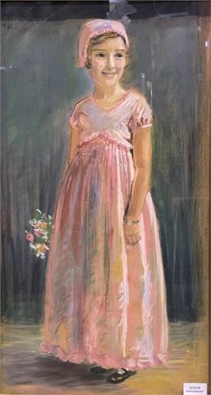 Bernard Constantin | Portrait of Miss Suzanne A. as a Communicant (1932 ...