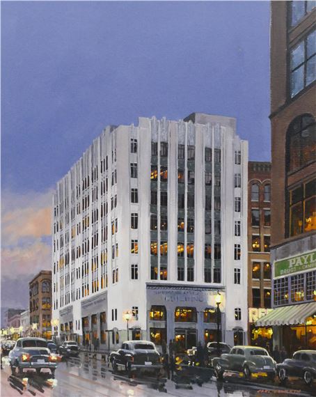 Carl Funseth | Spokane and Eastern Bank Building | MutualArt