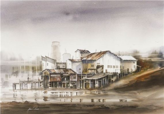 John Ebner | Fish Town | MutualArt