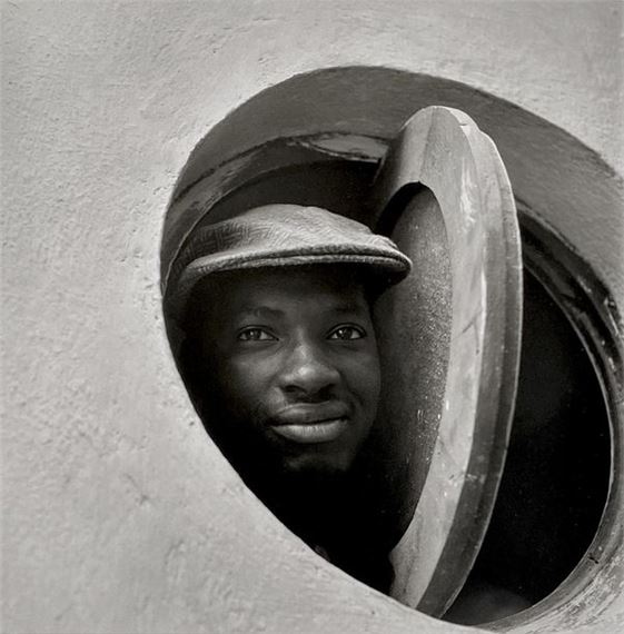 Denise Colomb | Portrait in a porthole (1958) | MutualArt