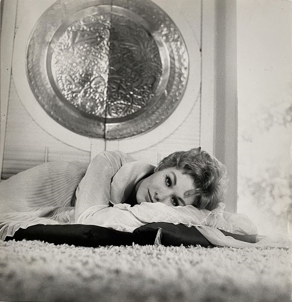 Kim Novak | Vintage Kim Novak Color Photograph, Signed (1954) | MutualArt