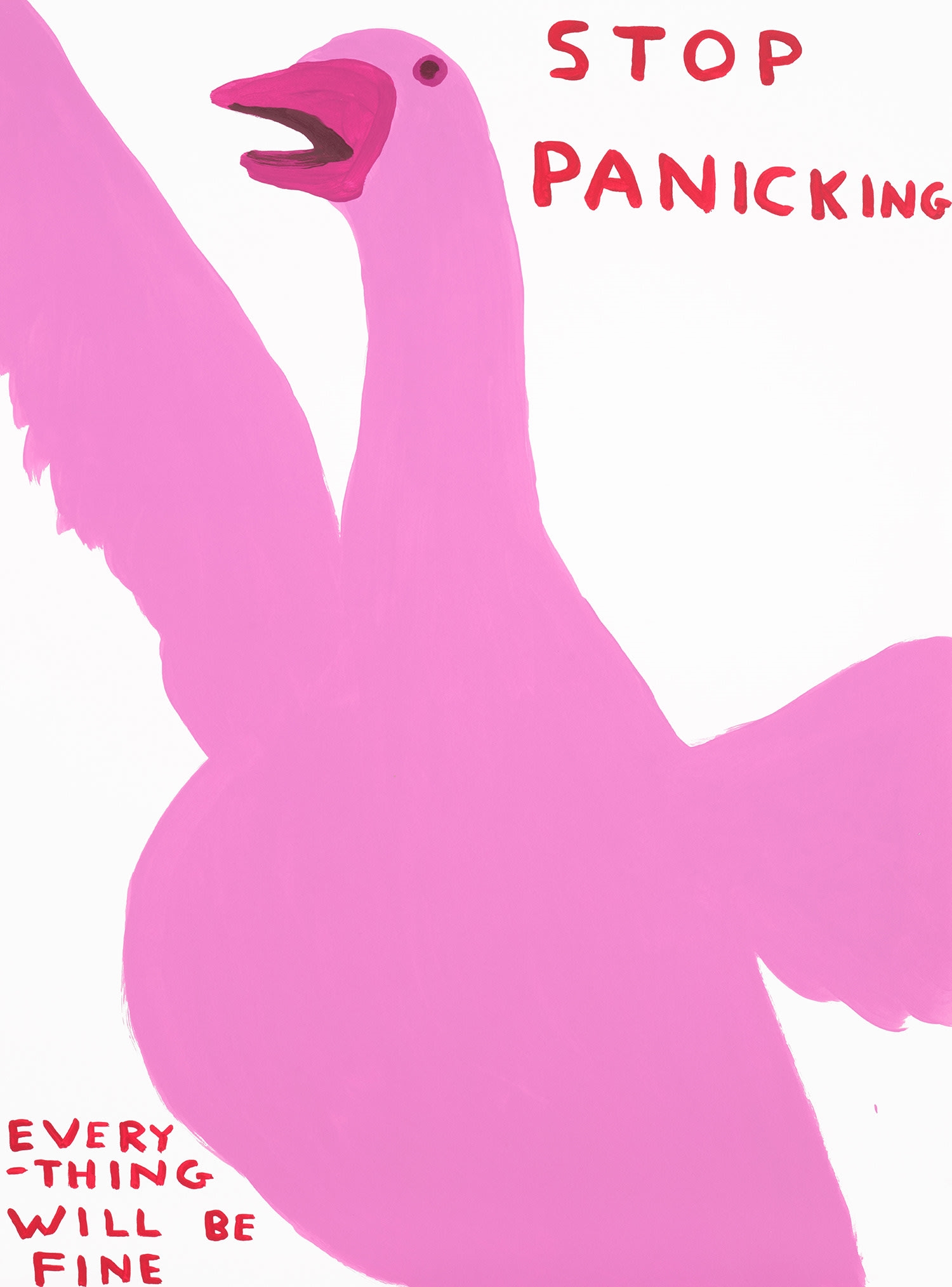 David Shrigley | Stop Panicking (2021) | MutualArt