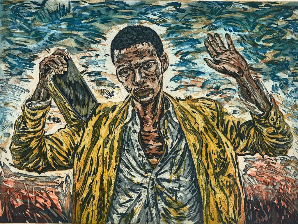 George Gittoes | The Preacher | MutualArt