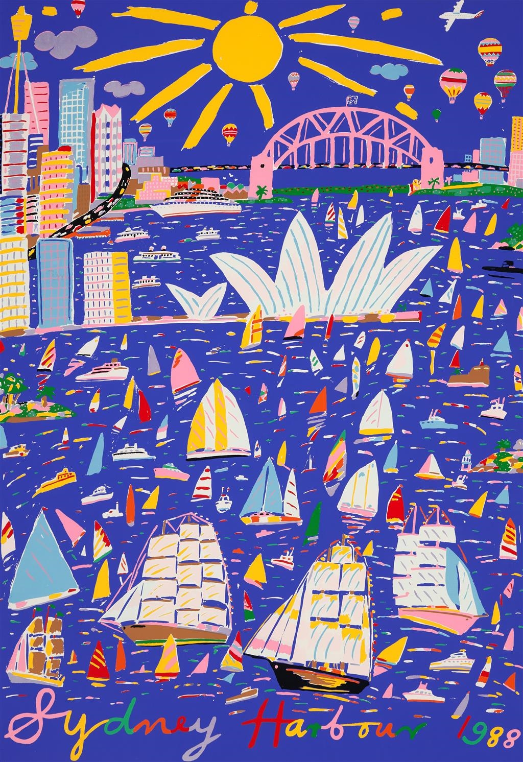 Ken Done | Sydney Harbour (1988) | MutualArt