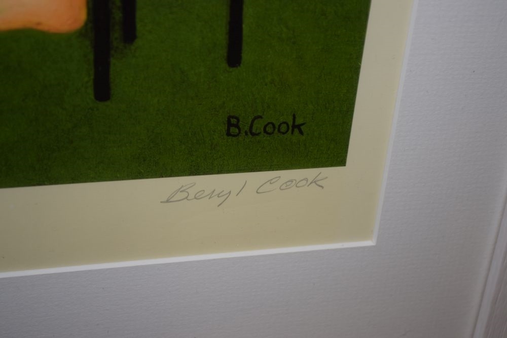 Beryl Cook | 'Tea in the Garden' | MutualArt