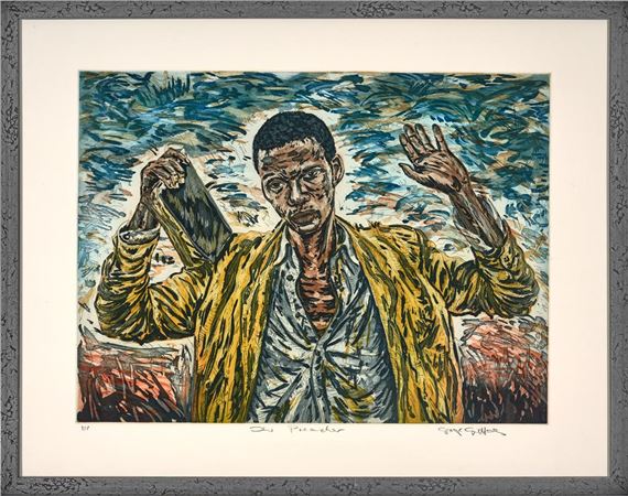 George Gittoes | The Preacher | MutualArt