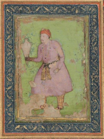 Mughal School, 16th Century | Portrait of Akbar the Great (r. 1556-1605 ...