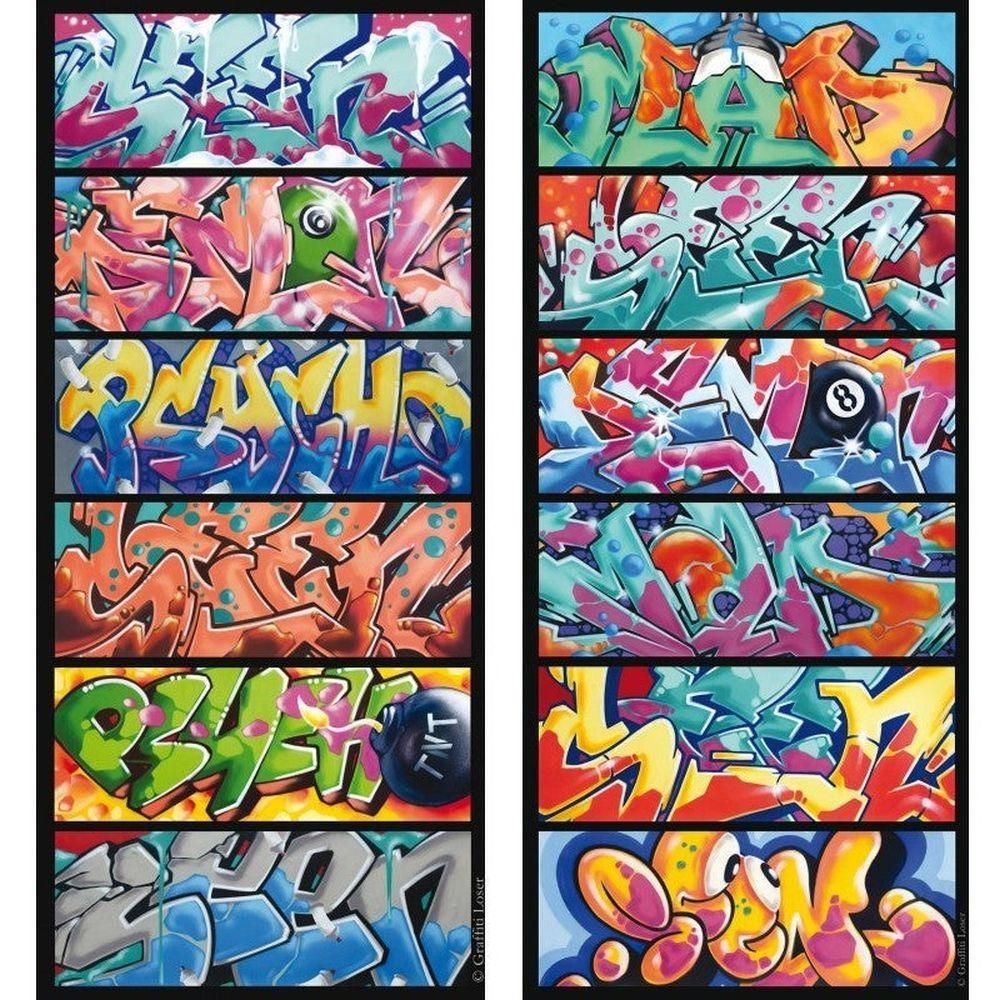 Richard Mirando | 2 POSTERS : SEEN's Graffiti Mix Vol 1 paintings from ...
