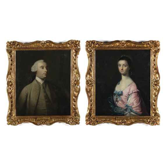 Sir Joshua Reynolds | Portrait of Mr. and Mrs. Sylvanus Groves (Circa ...