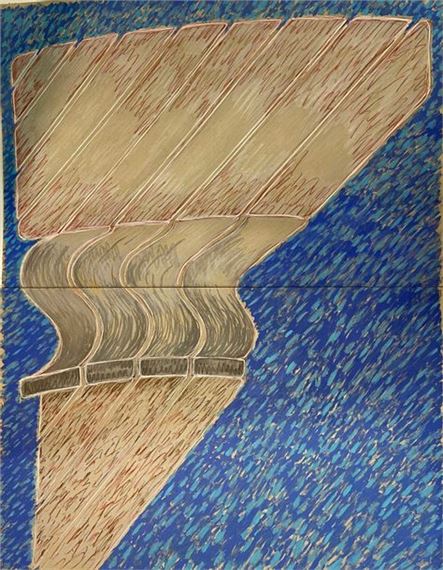 Yorgos Nikas | Composition with column | MutualArt