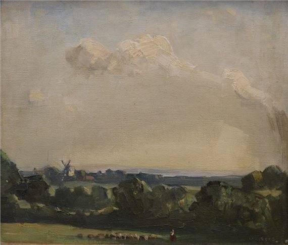 William George Robb | The Windmill at Blackboys Sussex | MutualArt