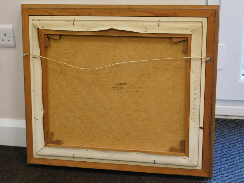 Anthony Klitz | Big Ben from the Thames on a foggy day | MutualArt