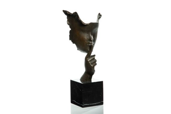 Salvador Dalí | A modernist depiction of a woman's face with raised ...