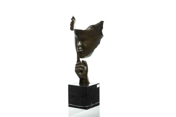 Salvador Dalí | A modernist depiction of a woman's face with raised ...