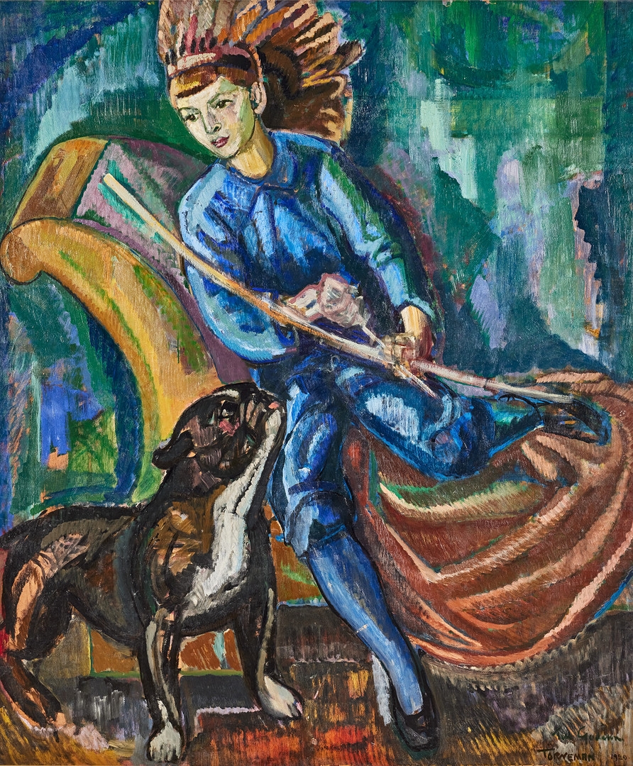 Axel Törneman | Bågskytten (Algot och Zacco) (1920) | MutualArt