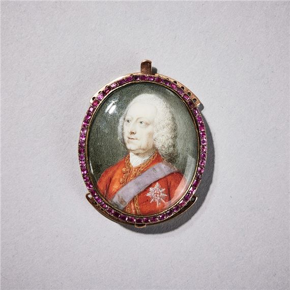 Gervase Spencer | Portrait of King George II (1759) | MutualArt