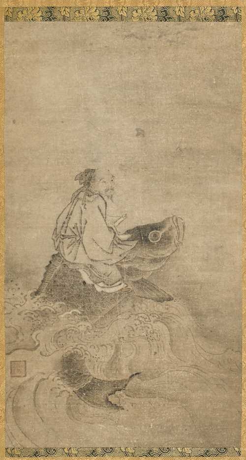 Shugetsu Tokan | KINKO RIDING A CARP | MutualArt