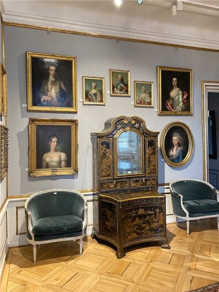 C. G. Kratzenstein Stub | Luftstudie. Rødlig aftenhimmel med lette grå ...