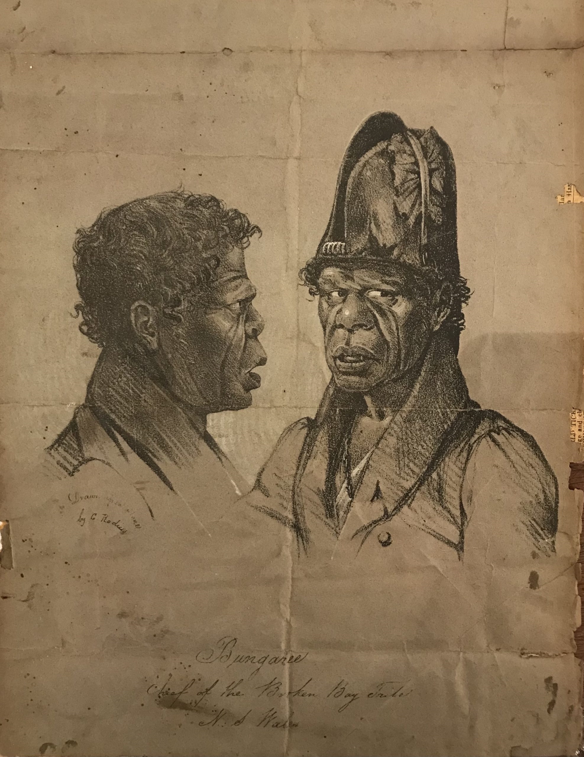 Charles Rodius | Bungaree, Chief of the Broken Bay Tribe N.S. Wales ...