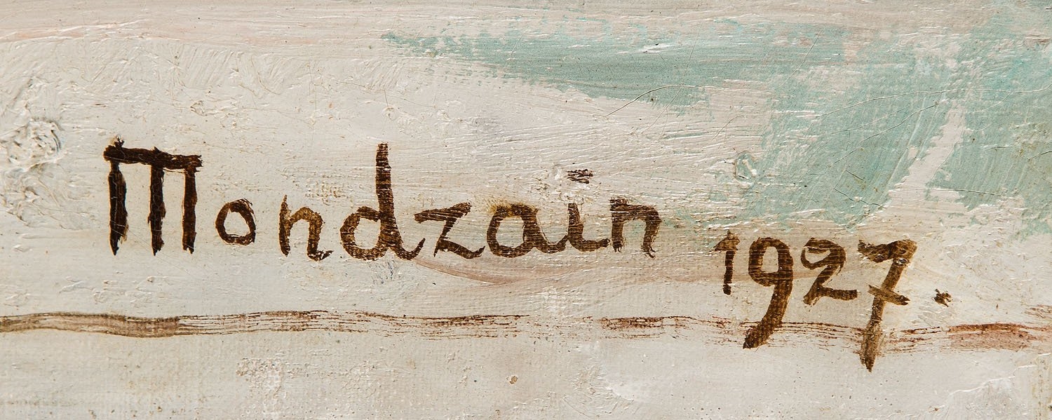 Simon Mondzain | Still life with Madonna (1927) | MutualArt