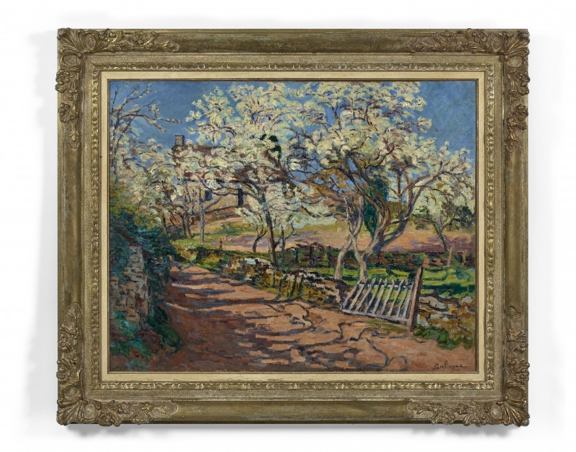 Armand Guillaumin | Paysage de Printemps (Circa 1891) | MutualArt
