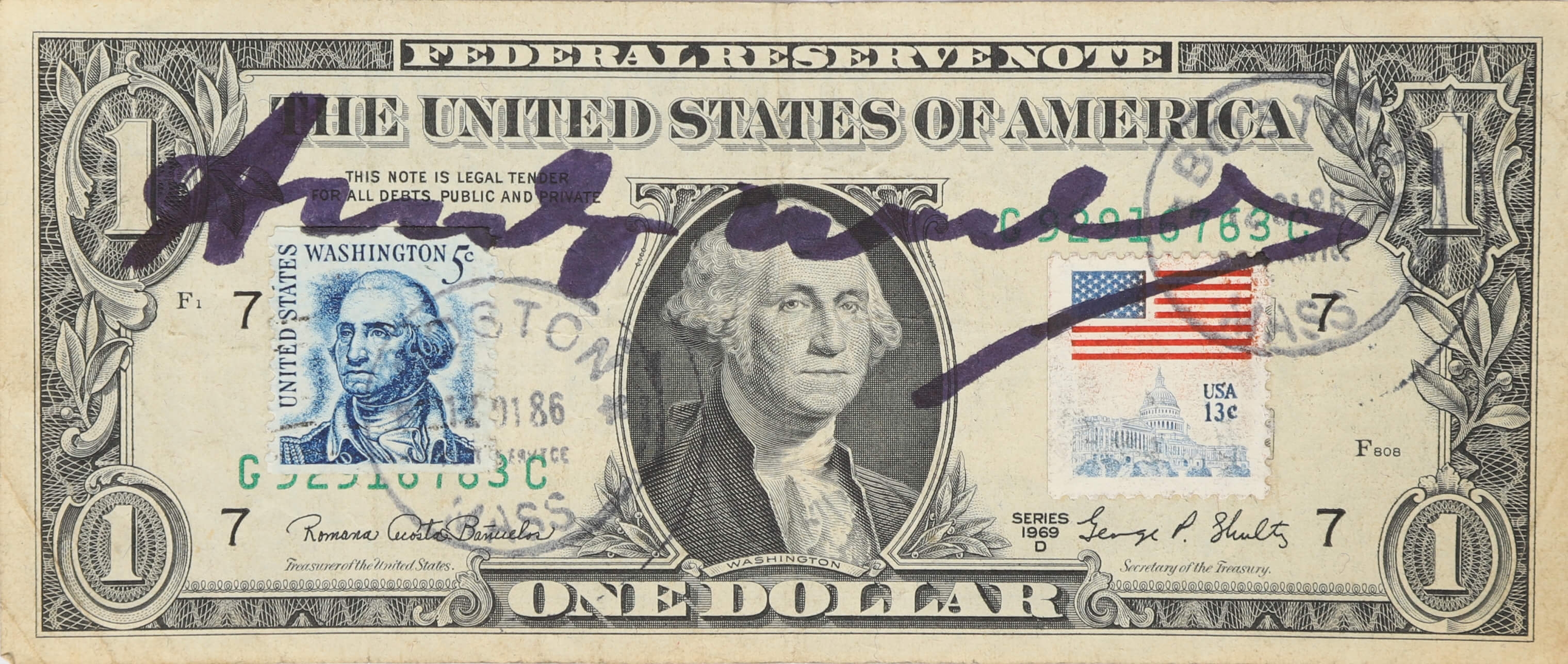 Andy Warhol | One dollar bill | MutualArt
